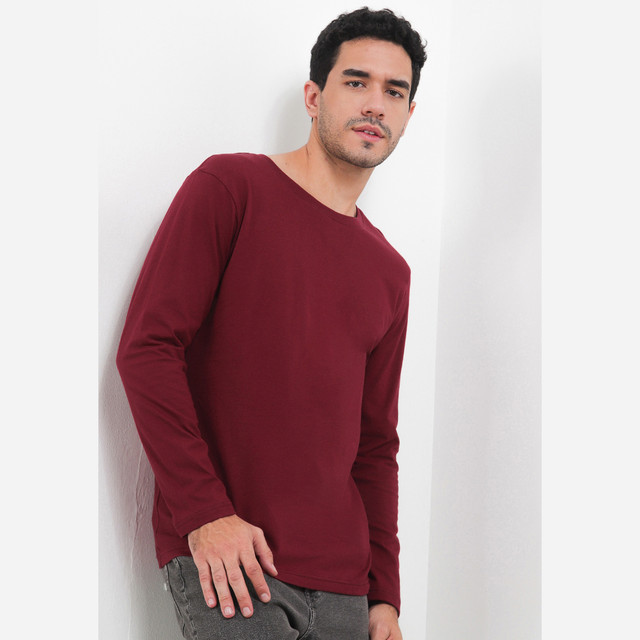 Jual Tolliver Basic Long Sleeve Tee Pria | Shopee Indonesia