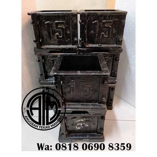 Jual KUBUS BETON 15X15X15 CM BAHAN BESI CORAN | Shopee Indonesia