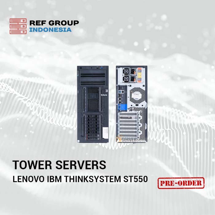 Jual Lenovo IBM ThinkSystem ST550 Tower Server 8x 2,5" SFF 2x Intel ...