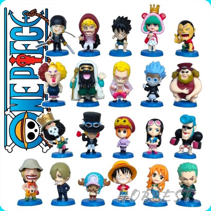 Jual ONE PIECE MINI FIGURE SET - ACTION FIGUR MINIATUR TOPPER KUE ...