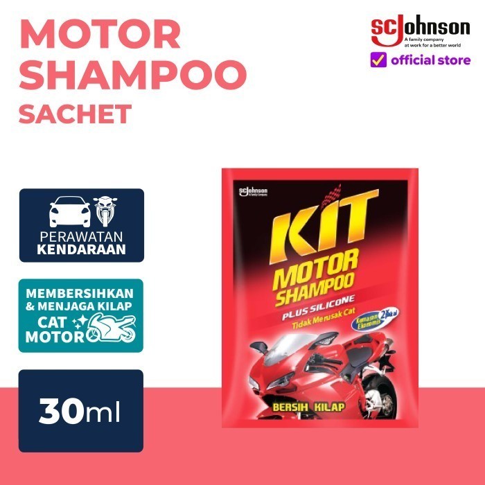 Jual KIT Motor Shampoo Sachet 30Ml (12 Pcs) Pembersih Body Motor ...