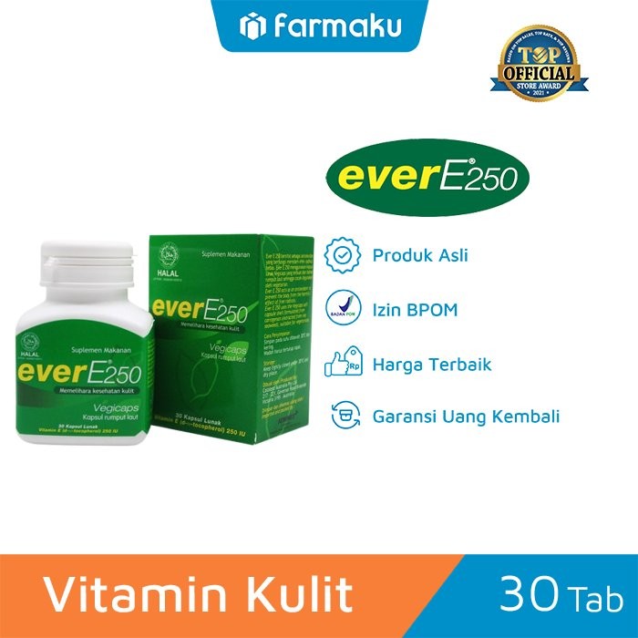 Jual Ever E 250 mg Botol 30S | Shopee Indonesia