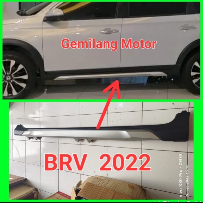 Jual Spoiler Trisplang / Body Kit Samping / Sideskirt BRV 2022 Original ...
