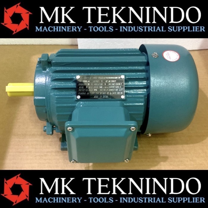 Jual Dinamo Elektro Motor 2 HP 3 Phase / Electro 2 PK 4 Pole 1400 RPM | Shopee Indonesia