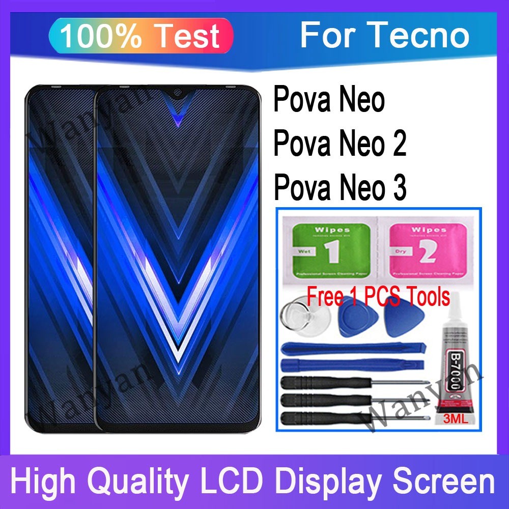Jual Tecno Pova Neo LE6 Pova Neo 2 LG6n Pova Neo 3 LH6n Asli Pengganti ...