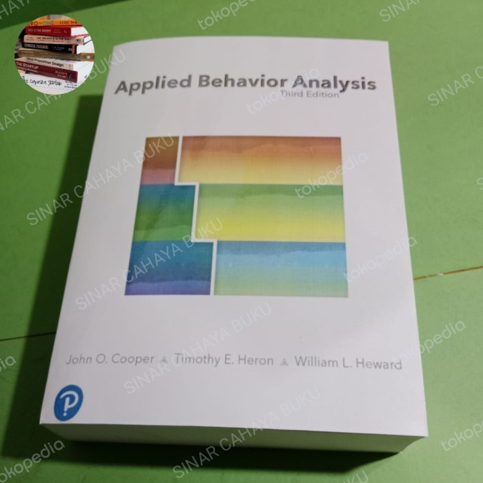 Jual Buku Applied Behavior Analysis by John Cooper | Shopee Indonesia