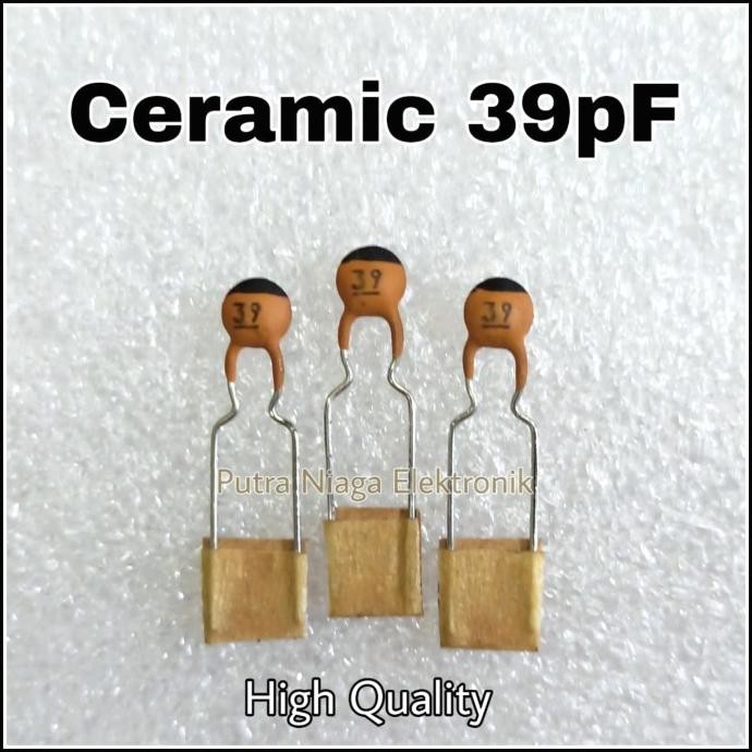 Jual (5) Kapasitor 39pF Keramik NPO 39 pF Ceramic Capacitor putr4n Ayo ...