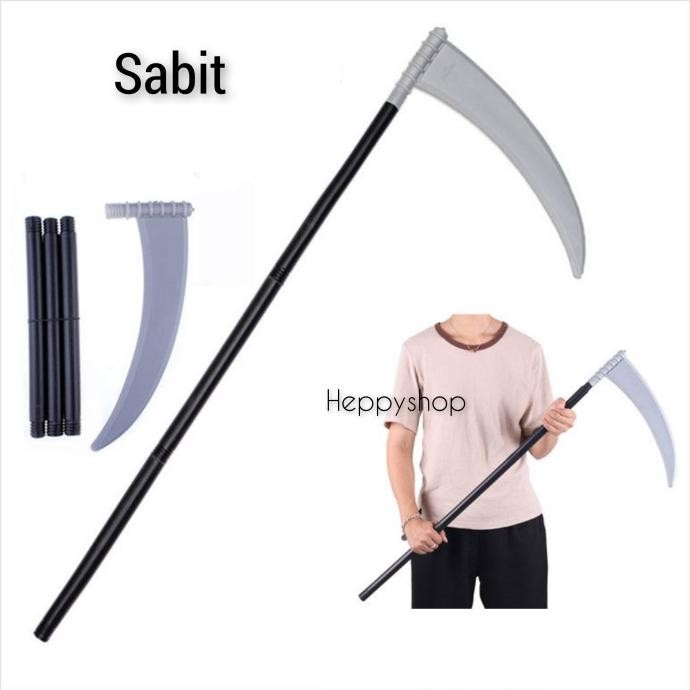 Jual ala Tongkat Devil Trisula Sabit Kapak Pencabut Nyawa Kostum ...