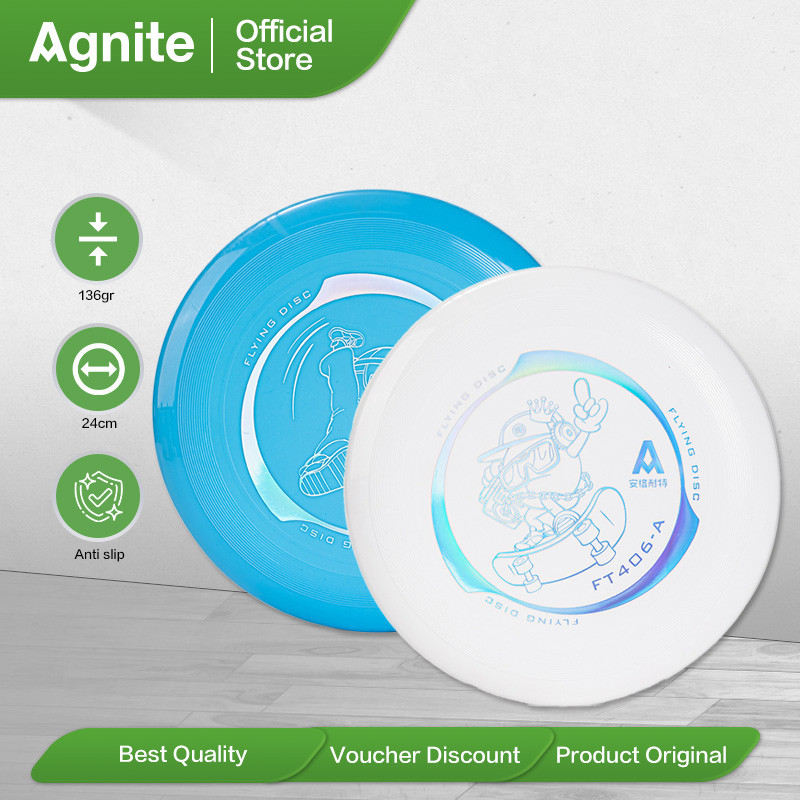 Jual Agnite Piring Terbang Mainan / Flying Disk / Frisbee 24 cm Anti ...