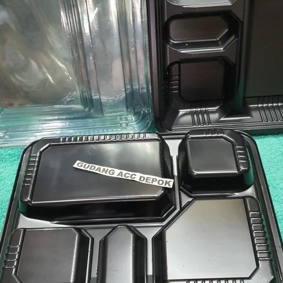 Jual Ka Bento Box Sekat 5 Tray Bento Tempat Makan Plastik Kotak ...