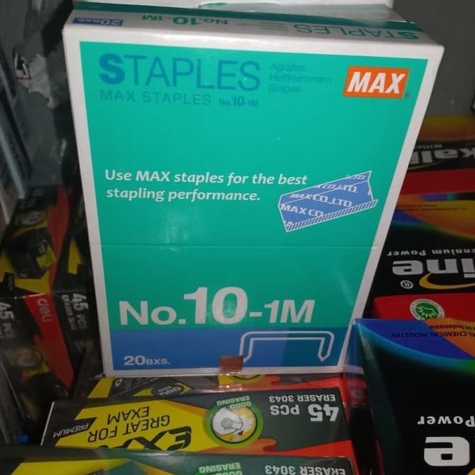 Jual PROMO isi staples max no 10 1 pack | Shopee Indonesia