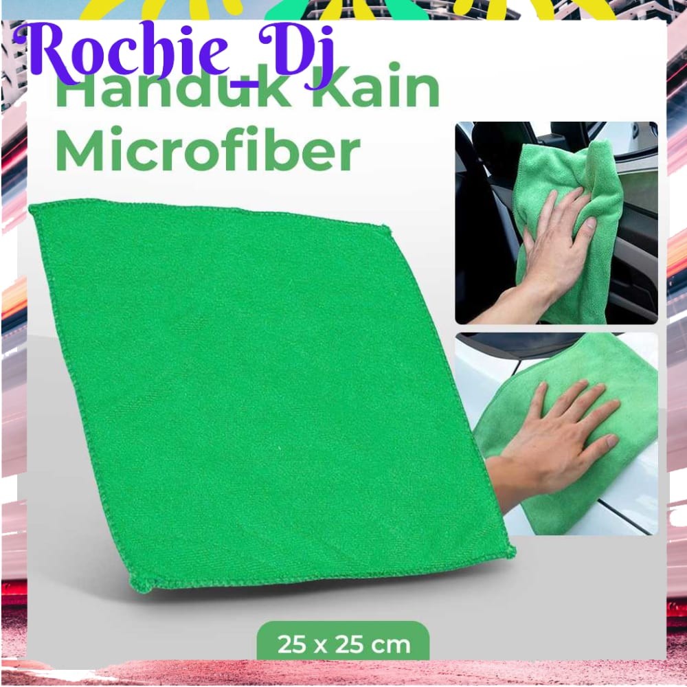 Jual HANDUK KAIN MICROFIBER MULTIFUNGSI ALL PURPOSE CLOTH 25 X 25CM ...