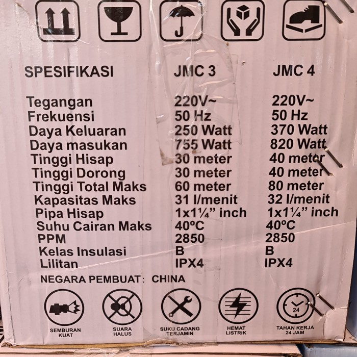 Jual Pompa Air Listrik Jet Pump Nasional 255 | Shopee Indonesia