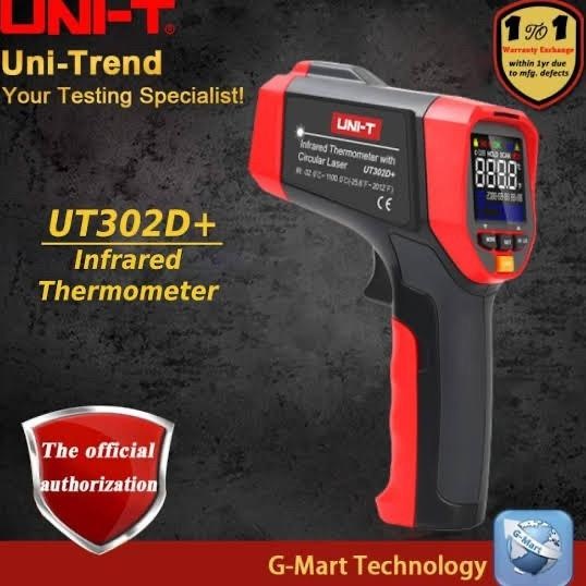 Jual Jual Uni-T Ut302D+ Infrared Thermometer Ir Termometer Unit Termogun Ut-302D | Shopee Indonesia