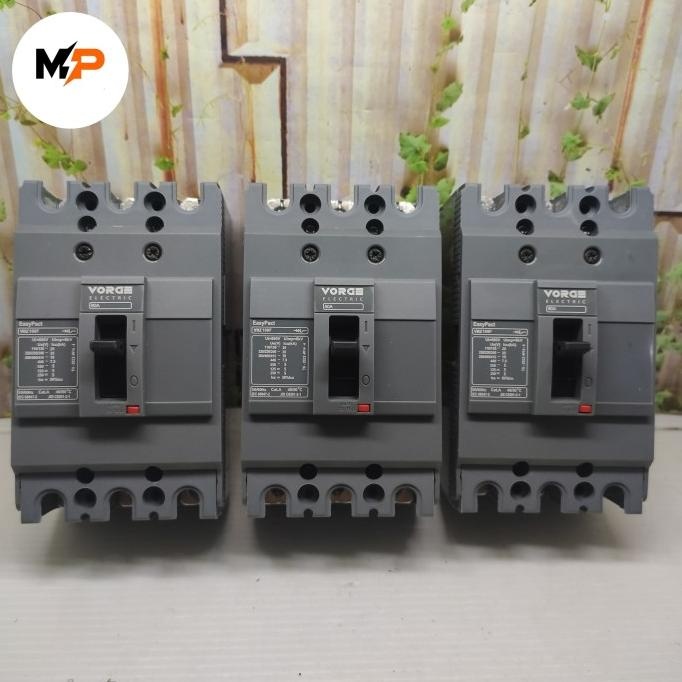 Jual HARGA DISC - MCCB Breaker VORGE VRZ100F 3P 100A 80A 75A 60A 50A ...
