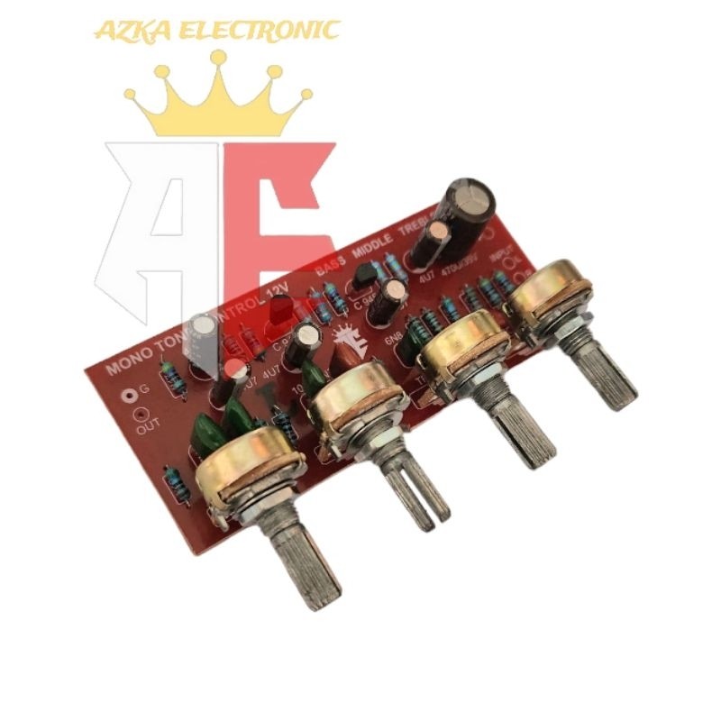 Jual KIT TONE CONTROL MONO 12V DC BASS MIDDLE TREBLE | Shopee Indonesia