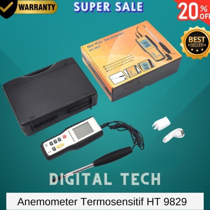 Jual Jual Anemometer Termosensitif Hti Ht9829 Hot-Wire Anemometer Ht-9829 | Shopee Indonesia