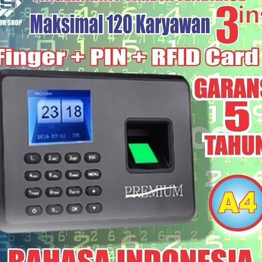 Jual Mesin Absen / Mesin Absensi / Sidik Jari A4 Ter | Shopee Indonesia