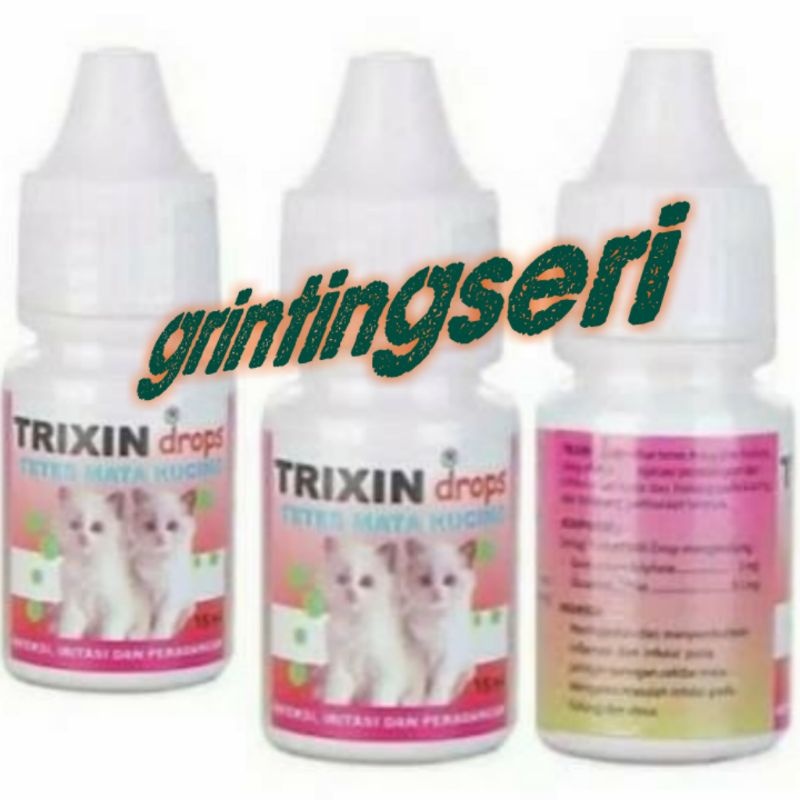 Jual Trixin 10ml Obat Mata Kucing mengatasi iritasi radang dan mata ...