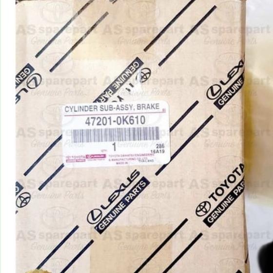 Jual 47201-0K610 Master Rem Fortuner Vrz Hilux Revo Manual Original ...