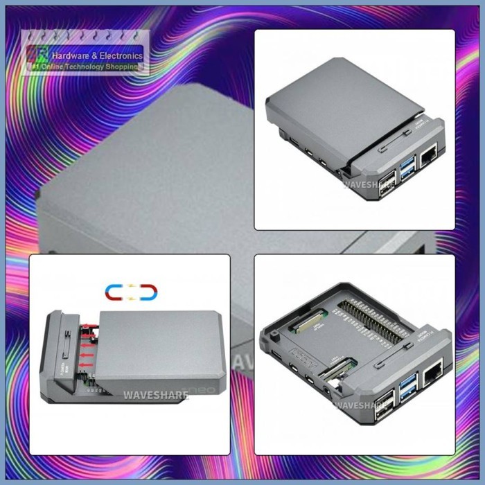 Jual ARGON NEO SLIM ALUMINUM CASE PASSIVE COOLING FOR RASPBERRY PI 4 ...