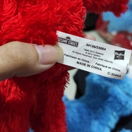 Jual Boneka Sesame Street Figure Elmo Cookie Monster Hasbro | Shopee ...