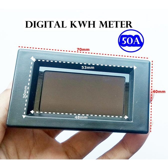 Jual DIGITAL PANEL POWER MONITOR WATT METER VOLTAGE KWH VOLTMETER AMMETER ORIGINAL DAN ...