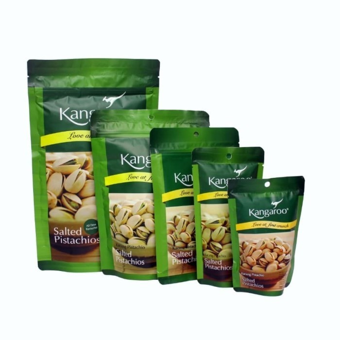 Jual Kangaroo Salted Pistachios Kacang Pistachio Nut Nuts 500 gr gram ...