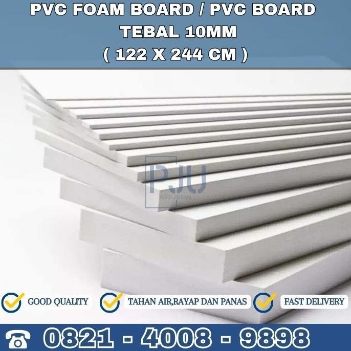 Jual Pvc Board / Pvc Foam Board 10Mm Uk 122 X 244 | Shopee Indonesia