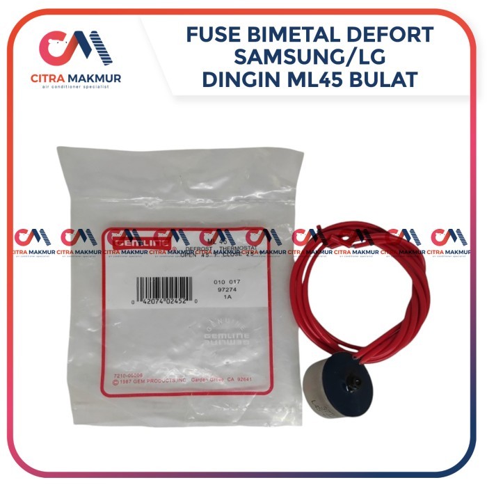 Jual BIMETAL FUSE DEFROST KULKAS 2 PINTU ELECTROLUX ML 45 THERMOSTAT ML45 | Shopee Indonesia