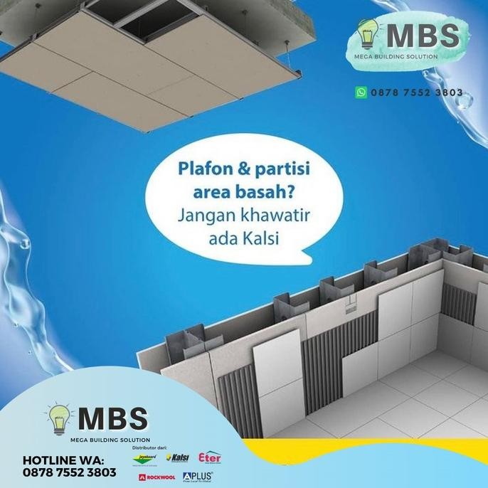 Jual Kalsipart 9Mm - Papan Kalsiboard, Papan Partisi, Fiber Semen ...