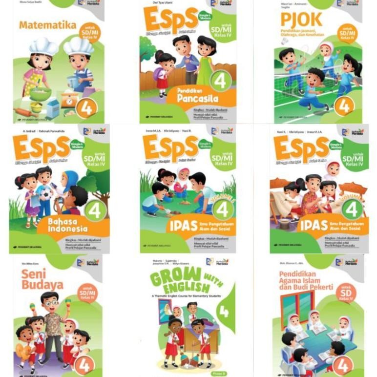 Jual ORIGINAL Esps kls 4 kurikulum merdeka asd-86 | Shopee Indonesia
