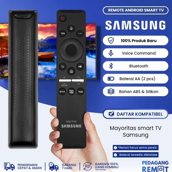Jual Remot Remote TV Samsung LED Crystal UHD 4K Smart TV TU8000 BN59 ...