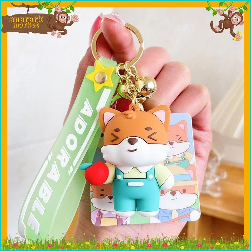 Jual Gantungan Kunci Farm Fox 3D Key Chain Lucu Gk-53 (Lagi Viral ...
