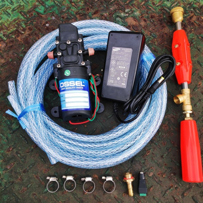 Jual Pompa Air Dc Ossel Adaptor 5A Cuci Motor Steam Motor Baru ...