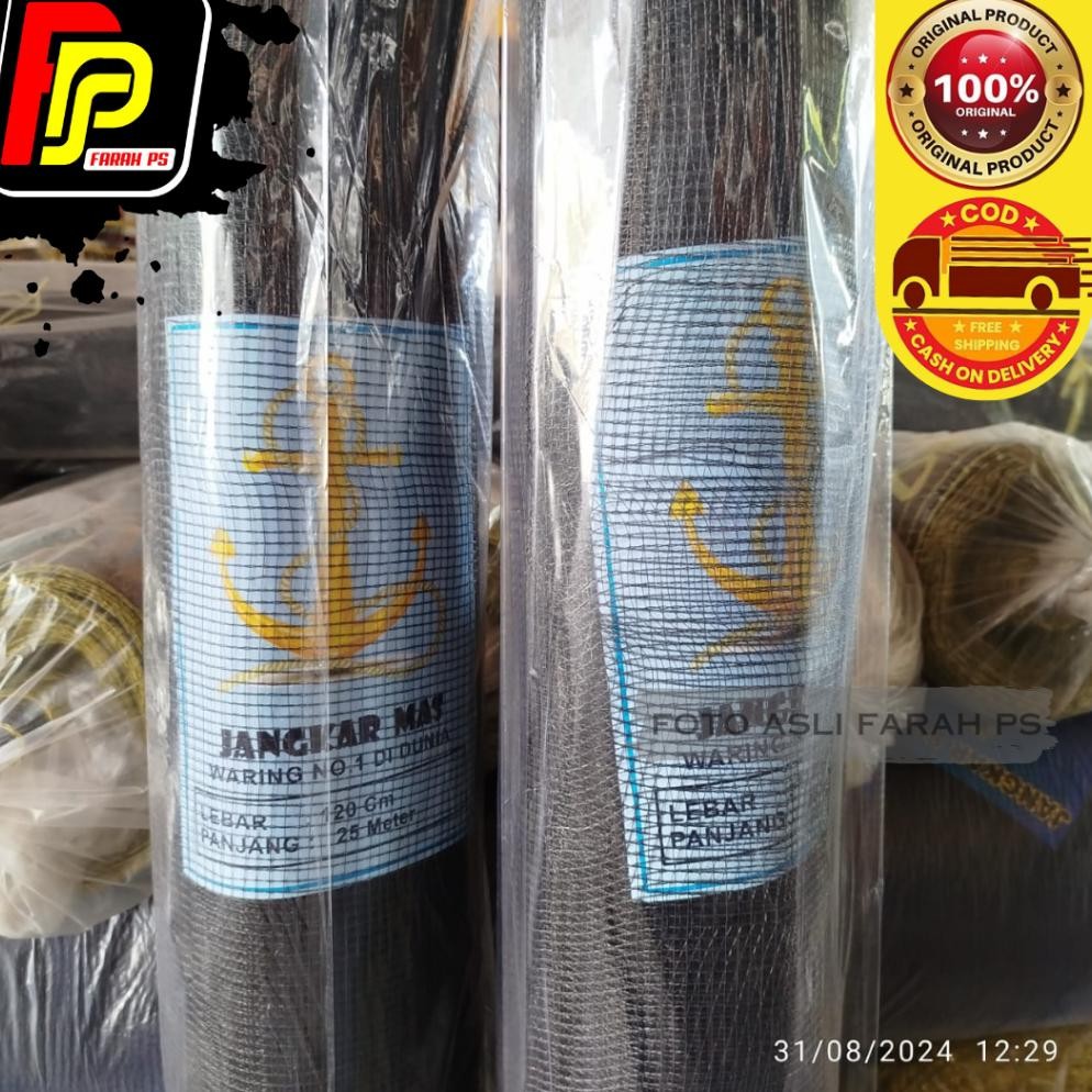 Jual Terbaru Hot Jaring Waring Ukuran 120 Cm X 25 Meter - Jaring Waring ...