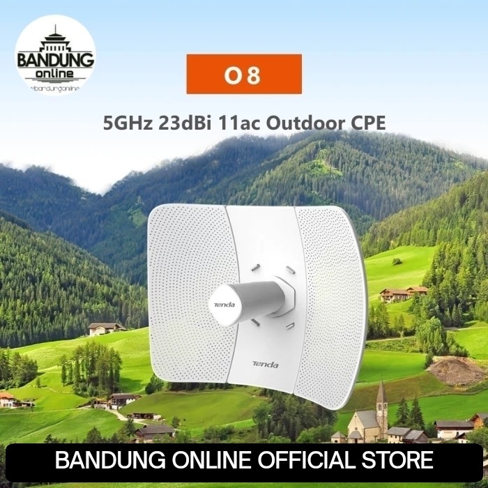 Jual Tenda O8 AP 5GHz CPE 08 11AC Router 23dBi Gigabit Outdoor WiFi ...