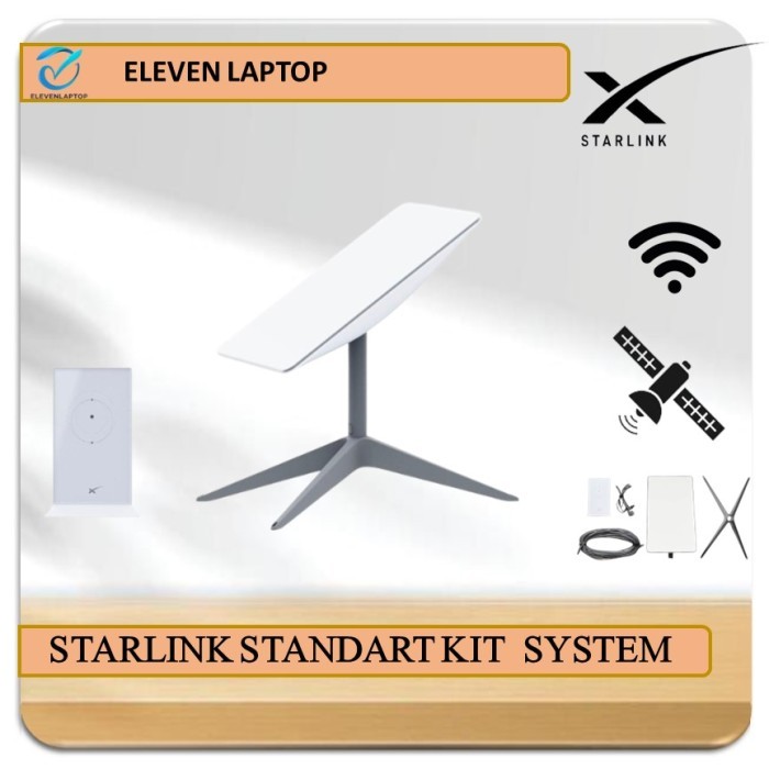 Jual Starlink Standard Kit AC Dual Wifi System - Router Kit SpaceX ...