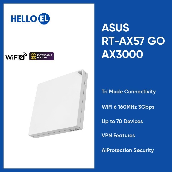 Jual ASUS RT-AX57 GO AX3000 RT AX57 Portable Router Hotspot 5G Modem ...