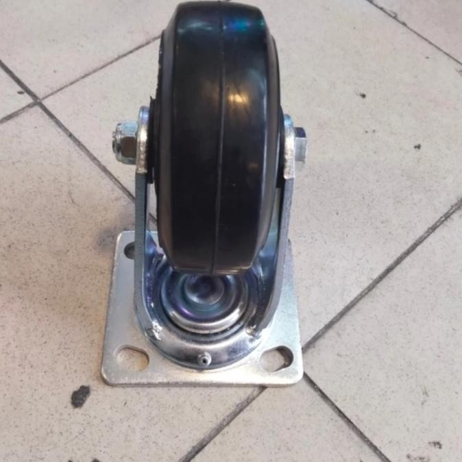 Jual Roda Troli Karet Heavy Duty 5 Inch Hidup [ Emani ] | Shopee Indonesia