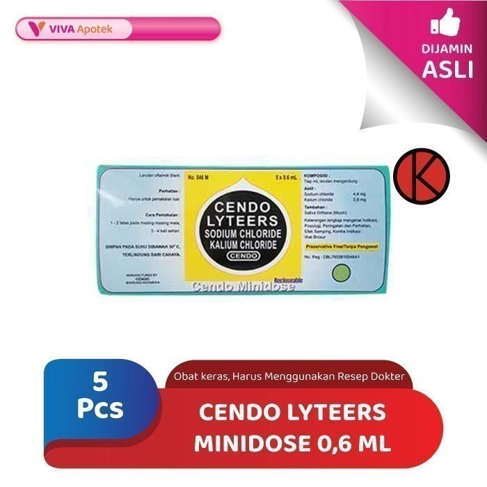Jual Cendo Lyteers Minidose 0,6 ml / Mata Kering (5 Pcs) | Shopee Indonesia