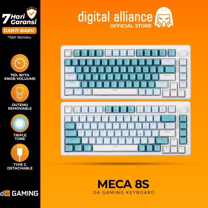 Jual Keyboard Gaming Digital Alliance Mechanical Oetemu Removable ...