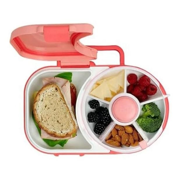 Jual Kotak Makan Snack box Putar 5 Sekat Mirip Dupe Gobe ( Snack Tray ...