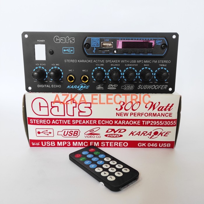 Jual Kit Power Amplifier Speaker Aktif Stereo Plus MP3 Bluetooth 300 Watt | Shopee Indonesia