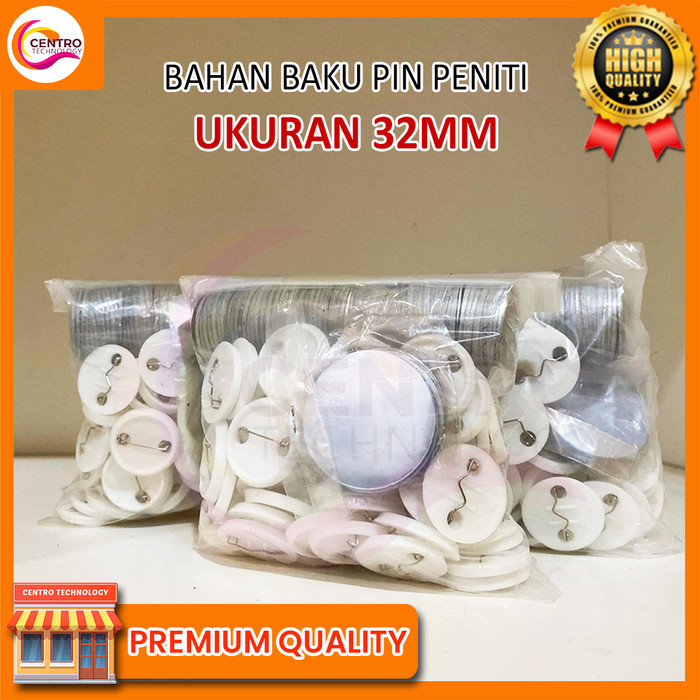 Jual Pin - Bahan Baku Pin Uk 32 Mm Model Peniti / Bros Polos | Shopee ...