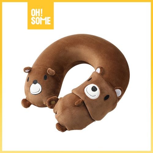 Jual OHSOME - SLADKO Animal Series Eye Mask And Neck Pillow Bantal ...