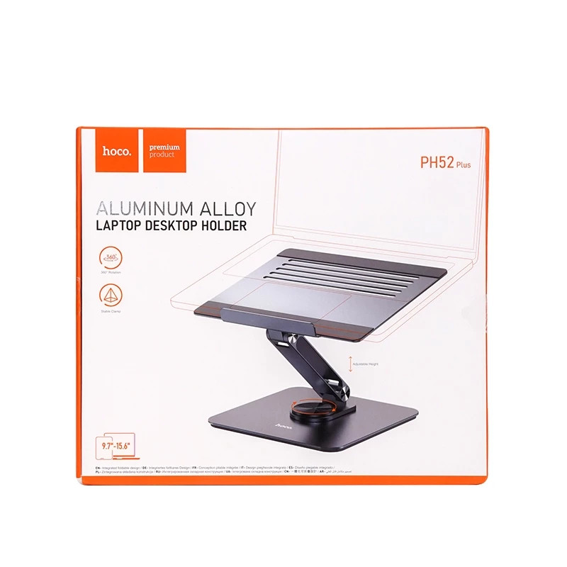 Jual OHSOME hoco PH52 Plus Penyangga Laptop Desktop Aluminium Abu- abu ...