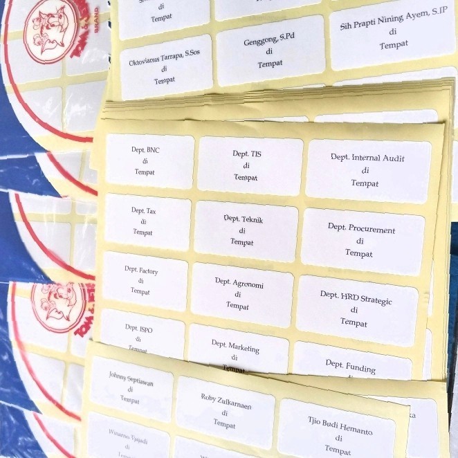 Jual CETAK PRINT STIKER LABEL NAMA UNDANGAN TOM & JERRY 103 | Shopee Indonesia