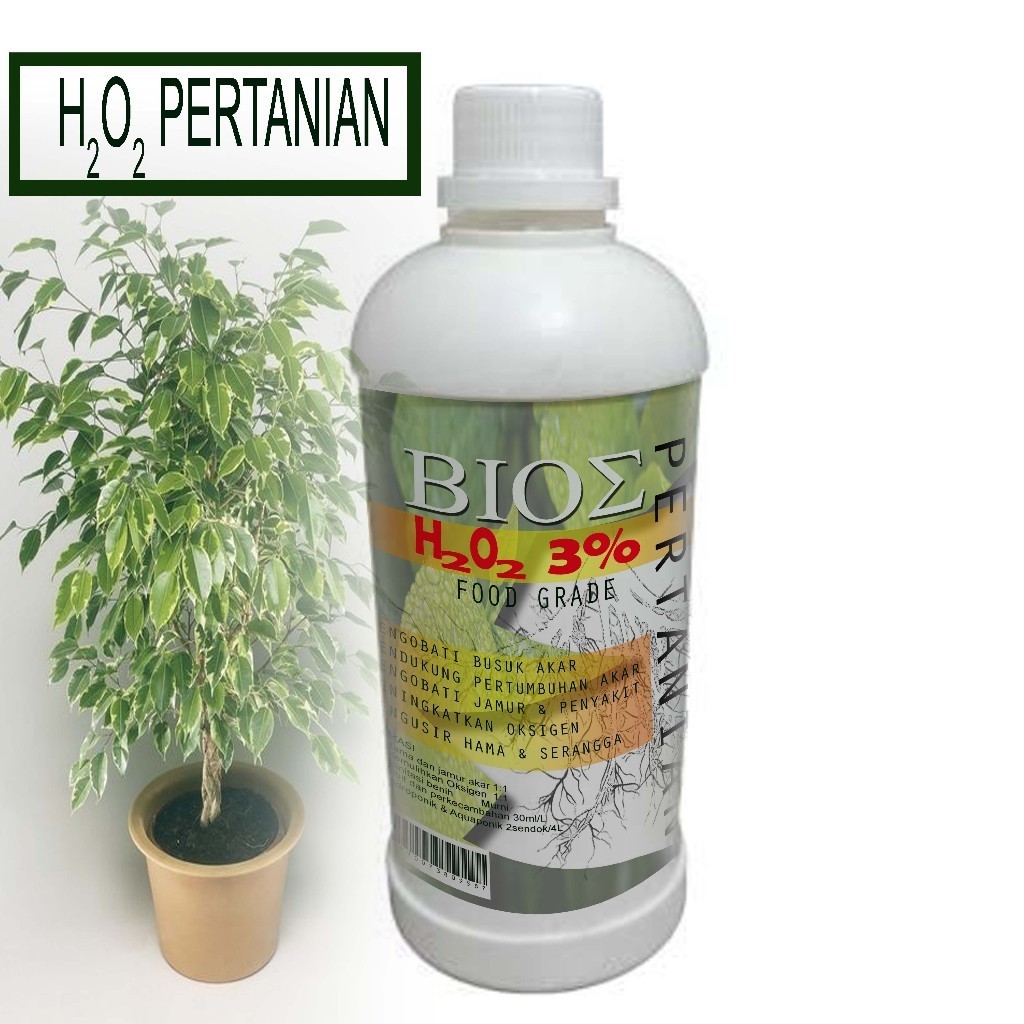 Jual Pertanian H2O2 3% 1liter dan 5 liter hydrogen peroksida 13C99 ...