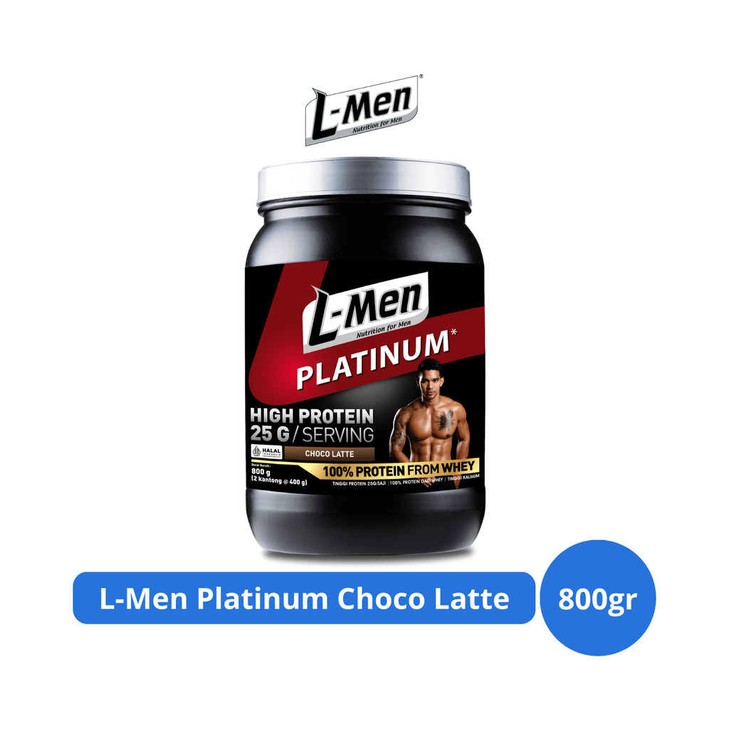 Jual L-Men Platinum Choco Latte 800gr | Shopee Indonesia